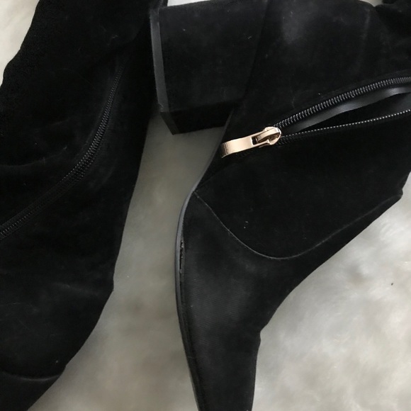 EGO | Shoes | Ego Black Velvet Over The Knee Boots | Poshmark